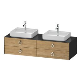 Duravit Waschtischunterschrank White Tulip 160x55cm, E Nat gra g, k Ein/o Be (WT4996BH5H10000)