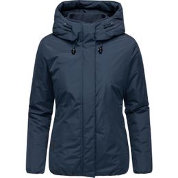 Winterjacke Ragwear "Winterjacke Sunniva Warm", Damen, Gr. M, blau (navy), Obermaterial: 100% Polyester PES. Obermaterial: Futter: 100% Polyester PES. 100% Polyester PES., Jacken Winterjacke