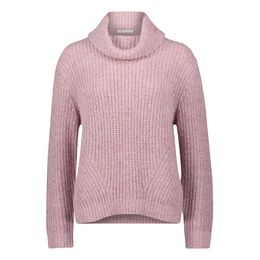 BETTY & CO Strickpullover BETTY & CO "Strickpullover mit Lurexfaden", Damen, Gr. 36, rosa (rose melange), Obermaterial: 55% Polyester PES. 30% Polyacryl PAN. 10% Polyamid PA. 5% Wolle WO., Pullover Strickpullover