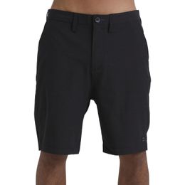 Bermudas Billabong "Crossfire Solid 20", Herren, Gr. M (S/M), schwarz, Obermaterial:41% Walkfrottier, 34% Microfaser, 17% Walkfrottier, 8% Elasthan;, Hosen Bermudas