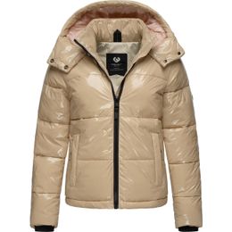 Steppjacke Ragwear "Winterjacke Roobie", Damen, Gr. 3XL, grau (taupe), Obermaterial: 100% Nylon NY. Obermaterial: Futter: 100% Polyester PES. 100% Polyester PES., Jacken Steppjacke