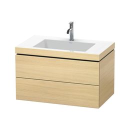 Duravit Waschtischunterschrank c-bonded L-Cube 80x48cm, 1 HL, med. Ei, 2 Schub., wandh&auml;ngend (LC6927O7171)