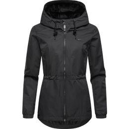 Outdoorjacke Ragwear "&Uuml;bergangsjacke Dankka Tech", Damen, Gr. L, schwarz, Obermaterial: 100% Polyester PES. Obermaterial: Futter: 100% Polyester PES., Jacken Outdoorjacke