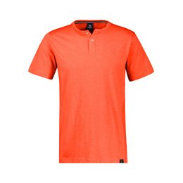 T-Shirt Lerros "T-Shirt mit Rundhalsausschnitt, grosse Gr&ouml;&szlig;en", Herren, Gr. 5XL, vivid rot, 100% Baumwolle, Rundhals, Shirts T-Shirt, Herren T-Shirt &Uuml;bergr&ouml;&szlig;e, 100% Baumwolle, Einfarbig, Kurzarm
