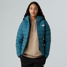 Funktionsjacke The North Face "W ACONCAGUA 3 HOODIE", Damen, Gr. XS, space, Obermaterial: 100% Polyester, hoch geschlossener Ausschnitt, eingesetzt elastischer Bund, Jacken Funktionsjacke, mit Kapuze und Kordelzug, hochschlie&szlig;ender Kragen, wasserabweisend