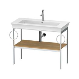 Duravit Waschtisch-Konsole White Tulip 98,4x45cm, E Nat mass, Me, 2 HTH, bo (WT4547BH5H5)