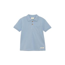 Poloshirt EN FANT "Poloshirt ENPolo", Jungen, Gr. 104, blau (dusty blau), Obermaterial: 95% Baumwolle CO. 5% Elasthan EL., Shirts Poloshirt