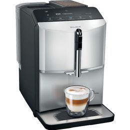 Siemens Kaffeevollautomat "EQ300 TF303E01, viele Kaffeespezialit&auml;ten, OneTouch-Funktion", silber (daylight silber), B:25,1cm H:38,3cm T:43,3cm, Kaffeevollautomaten, benutzerfreundliches Display, Keramikmahlwerk, daylight silber, Kaffeevollautomat