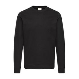 !Solid Longpullover SOLID "Sweater SDSIMSA", Herren, Gr. XXL, schwarz (true schwarz), Obermaterial: 65% Polyester PES. 35% Baumwolle CO., Pullover Longpullover