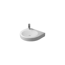 Duravit Waschtisch Architec Vital Med 57,5x52cm, HL r, o &Uuml;, m HLB, BF, we (0443580008)