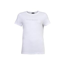 T-Shirt Emporio Armani "T-Shirt ESSENTIAL COTTON 1er Pack", Damen, Gr. L, wei&szlig;, Obermaterial: 95% Baumwolle CO. 5% Elasthan EL., Shirts T-Shirt