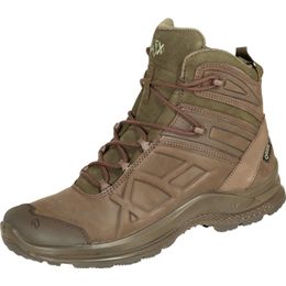Wanderschuh HAIX "Black Eagle Nature GTX Ws mid", Damen, Gr. 6, gr&uuml;n (olive), Obermaterial: 100% Rindnubukleder CNU., Schuhe Wanderschuh