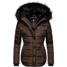 Steppjacke Marikoo "Steppjacke Lotusbl&uuml;te", Damen, Gr. S, braun (schwarz choco), Obermaterial: 100% Polyester PES. Obermaterial: Futter: 100% Polyester PES. 100% Polyester PES., Jacken Steppjacke