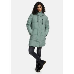 Winterjacke Marikoo "Marikoo Kaituu Damen Winter Steppjacke N008", Damen, Gr. 6XL, gr&uuml;n (smokey mint), Obermaterial: 100% Polyester PES., Jacken Winterjacke