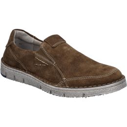 Slipper Josef Seibel "Ruben 21, braun", Herren, Gr. 40, braun, Obermaterial: 100% Rindsleder Leather cow., Schuhe Slipper