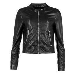 Bikerjacke Maze "Lederjacke 183Grenada", Damen, Gr. M, schwarz, Obermaterial: 100% Lammleder LEL. Futter: 100% Polyester PES., Jacken Bikerjacke