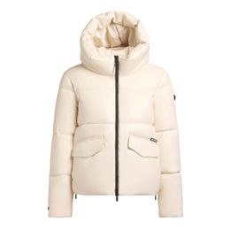 Steppjacke Khujo "Steppjacke Aurora", Damen, Gr. XXL, wei&szlig; (cream wei&szlig;), Obermaterial: 100% Polyurethan PU. Obermaterial: Futter: 100% Polyester PES. 100% Polyester PES., Jacken Steppjacke