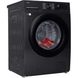 Samsung Waschmaschine "WW1EFG5U34A", Energieeffizienz: A, schwarz, B:60cm H:85cm T:55cm, Waschmaschinen, AI Ecobubbleᵀᴹ - Effizient und schonend waschen, Waschmaschine