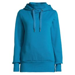 Kapuzenpullover SALZHAUT "Hoodie RAFSCH", Damen, Gr. L, blau (fjord), Obermaterial: 80% Baumwolle CO. 20% Polyester PES., Pullover Kapuzenpullover