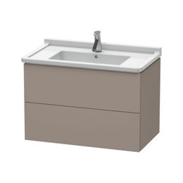Duravit Waschtischunterschrank L-Cube 82x46,9cm, bas. ma, 2 Schub., wandh&auml;ngend (LC626504343)
