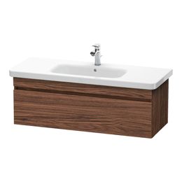 Duravit Waschtischunterschrank DuraStyle 113x44,8cm, Nussb dkl., 1 Ausz., wandh&auml;ngend (DS639502121)