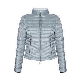 Steppjacke Gil Bret "Steppjacke mit Stehkragen", Damen, Gr. 42, blau (ashley blau), Obermaterial: 100% Polyamid PA., Jacken Steppjacke