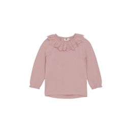 Langarmshirt EN FANT "Langarmshirt ENT-shirt LS", M&auml;dchen, Gr. 134, rosa (bridal rose), Obermaterial: 95% Baumwolle CO. 5% Elasthan EL., Shirts Langarmshirt