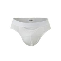 Slip HOM "Slip 1er Pack", Herren, Gr. L, wei&szlig;, Obermaterial: 65% Baumwolle CO. 22% Modal CMD. 13% Elasthan EL., Unterhosen Slip
