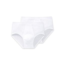Slip Schiesser "Slip Original Classics 2er Pack", Herren, Gr. M, wei&szlig;, Obermaterial: 100% Baumwolle CO., Unterhosen Slip