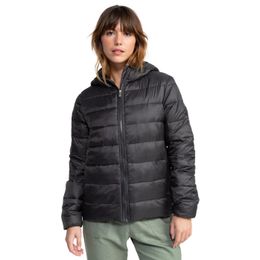 Outdoorjacke Roxy "Wind Bliss Hooded", Damen, Gr. M, phantom, Obermaterial: 100% Nylon;, Jacken Outdoorjacke