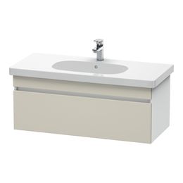 Duravit Waschtischunterschrank DuraStyle 100x45,3cm, tau/we ma, 1 Ausz., wandh&auml;ngend (DS638509118)