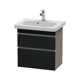 Duravit Waschtischunterschrank Com DuraStyle 58x36,8cm, E sw/Bas ma, 2 SchKa., wandh&auml;ngend (DS647901643)