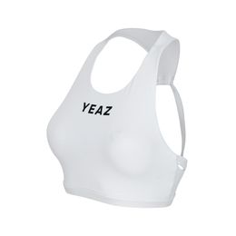 Sporttop YEAZ "Top MYTH", Damen, Gr. S, wei&szlig;, Obermaterial: 78% Polyester PES. 22% Elasthan EL., Tops Sporttop