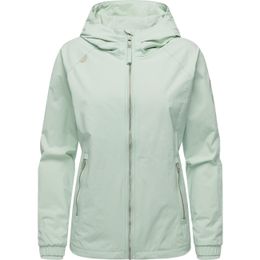 Funktionsjacke Ragwear "Funktionsjacke Dizzea", Damen, Gr. XS, gr&uuml;n (mint), Obermaterial: 100% Nylon NY. Obermaterial: Futter: 100% Polyester PES., tailliert, hoch geschlossener Ausschnitt, &Auml;rmel ohne &Auml;rmelschlitz elastischer Bund, Jacken Funktionsjacke, Wasserdichte und atmungsaktive &Uuml;bergangsjacke