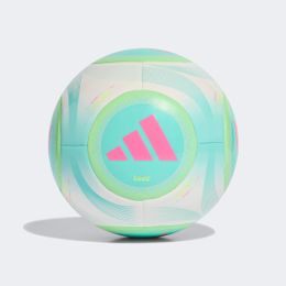 Fu&szlig;ball adidas Performance "MESSI CLUB" Gr. 5, wei&szlig;, flash aqua, halo mint, lucid pink, B&auml;lle, Kinder, 5, 0,4 g, Kunststoff, Fu&szlig;ball, B:22,3cm H:17,3cm T:22cm