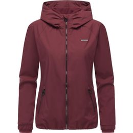 Funktionsjacke Ragwear "Funktionsjacke Dizzie B YOUMODO", Damen, Gr. M, rot (wine), Obermaterial: 100% Polyester PES. Obermaterial: Futter: 100% Polyester PES., Jacken Funktionsjacke
