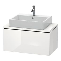 Duravit Waschtischunterschrank Compact L-Cube 82x47,7cm, we. hgl, f Konsole, 1 Auszug (LC580208585)