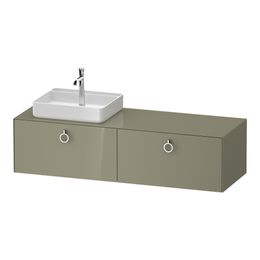 Duravit Waschtischunterschrank White Tulip 160x55cm, B l, st-g g, k Ein/o Be (WT4890LH2H20000)