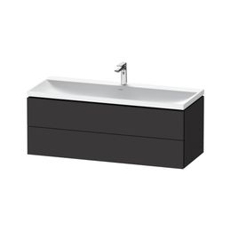 Duravit M&ouml;bel-Set L-Cube 120x48x48cm, m HL, graph matt, 2 Schub. (LC6953O80800000)