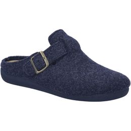 Hausschuh Josef Seibel "Carson 01, ocean", Herren, Gr. 43, blau (ocean), Obermaterial: 100% Textilmaterial TEXMAT., Schuhe Hausschuh