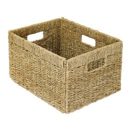 HMF Aufbewahrungskorb, Korb aus Seegras passend f&uuml;r Billy, 35 x 25 x 20 cm