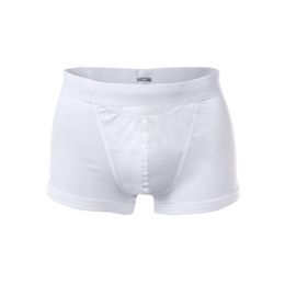 Boxershorts HOM "Boxershort Boxer Brief HO1 1er Pack", Herren, Gr. L, wei&szlig;, Obermaterial: 65% Baumwolle CO. 22% Modal CMD. 13% Elasthan EL., Unterhosen Boxershorts