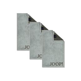 JOOP! G&auml;stehandtuch JOOP "G&auml;stetuch Classic Frottier 3er Pack", gr&uuml;n (salbei), B:30cm, Obermaterial: 100% Baumwolle CO., Handt&uuml;cher, G&auml;stehandtuch