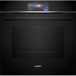 Siemens Pyrolyse Backofen "HB778G3B1", Energieeffizienz: A+, schwarz, B:59,4cm H:59,5cm T:54,8cm, Back&ouml;fen, cookControl Pro Funktion f&uuml;r automatische Gerichtzubereitungen, Pyrolyse Backofen
