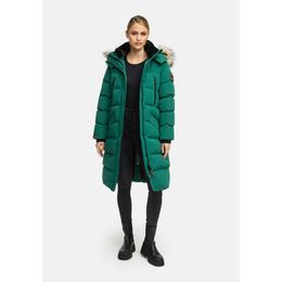 Winterjacke Marikoo "Marikoo Schneesternchen Damen Winter Steppjacke B890", Damen, Gr. L, blau (ocean gr&uuml;n), Obermaterial: 100% Polyester PES., Jacken Winterjacke