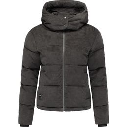Steppjacke Ragwear "Steppjacke Roobie Cordy", Damen, Gr. L, grau (stone grau), Obermaterial: 100% Baumwolle CO. Obermaterial: Futter: 100% Polyester PES. 100% Polyester PES., Jacken Steppjacke