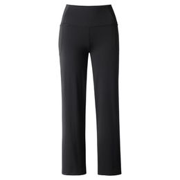 Jazzpants LPO "Jazz-Pant Leni", Damen, Gr. 34 (XS), Normalgr&ouml;&szlig;en, schwarz (jet schwarz), 80% Polyamid, 20% Elasthan, regular fit, Hosen Jazzpants, seitliche Handytasche