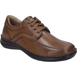 Schn&uuml;rschuh Josef Seibel "New Anvers 62, cognac", Herren, Gr. 41, braun (cognac), Obermaterial: 100% Rindsleder Leather cow., Schuhe Schn&uuml;rschuh