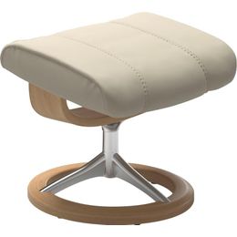 Fu&szlig;hocker stressless "Consul", beige (cream batick), B:54cm H:41cm T:39cm, Leder BATICK: BATICK ist ein leicht korrigiertes, durchgef&auml;rbtes und genarbtes M&ouml;belleder, bei dem die meisten Unebenheiten und Spuren in der Regel entfernt wurden.;Leder PALOMA: PALOMA ist ein durchgef&auml;rbtes Semianilin-M&ouml;belleder mit nat&uuml;rlicher Narbung.;ROHLEDER Stoff Q2 FARON: Ein fester zuverl&auml;ssiger Boucl&eacute; mit einem st