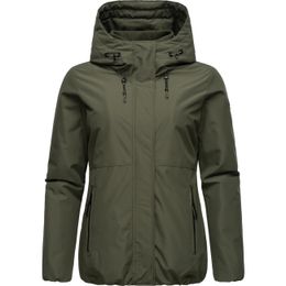Winterjacke Ragwear "Winterjacke Sunniva", Damen, Gr. 3XL, gr&uuml;n (schwarz olive), Obermaterial: 100% Polyester PES. Obermaterial: Futter: 100% Polyester PES. 100% Polyester PES., Jacken Winterjacke